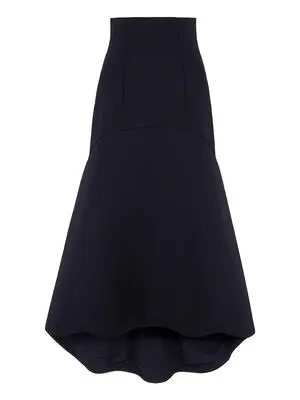EMILIA WICKSTEAD Synan Skirt In Birdseye Suiting - Black