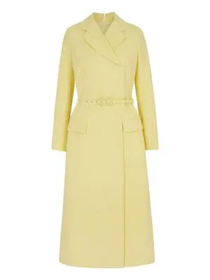 EMILIA WICKSTEAD Kalonice Dress In Summer Wool - Lemon