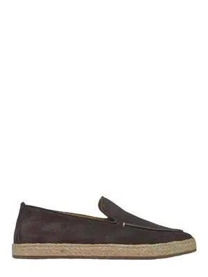 HENDERSON BARACCO Suede Espadrille Loafers - Brown