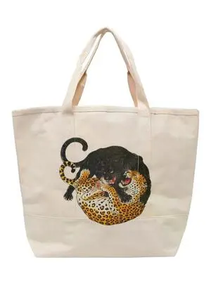 MELT Graphic Print Tote Bag - Neutrals