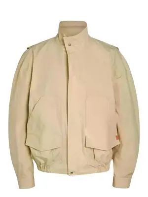 Calvin Klein Eucalyptus Funnel Neck Jacket - Neutrals