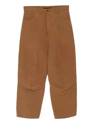 FORME D'EXPRESSION Skewed Five-pocket Trousers - Brown