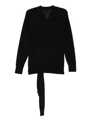 Toga High-gauge Knitted Cardigan - Black