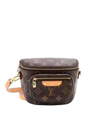 LOUIS VUITTON Monogram Canvas Mini Belt Bag - Brown
