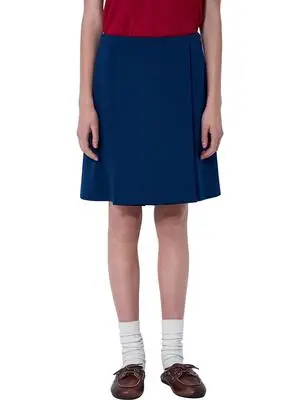 Miu Miu Technical Jersey Mini Skirt - Blue
