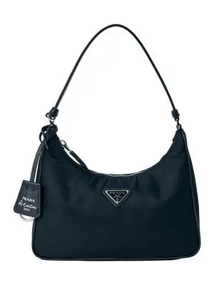 Prada Re-nylon And Saffiano Re-edition 2005 Mini Bag - Black