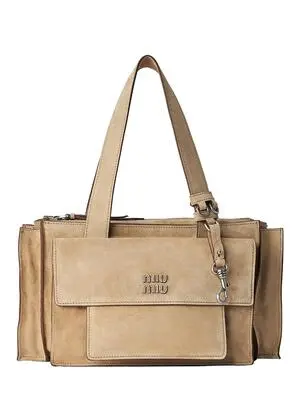 Miu Miu Structured Leather Handbag - Multicolor