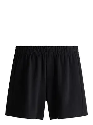H&m Relaxed Fit Interlock Shorts - Black