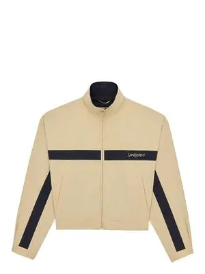 SAINT LAURENT Saint Laurent Cotton Logo Windbreaker Jacket