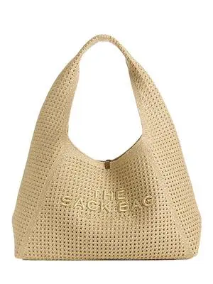 Marc Jacobs Sack Crochet Shoulder Bag - Champagne