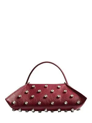 Altuzarra Origami Crystal Baguette Bag - Grenache