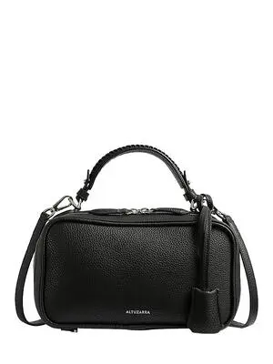 Altuzarra Tack Trunk Leather Top Handle Bag - Black
