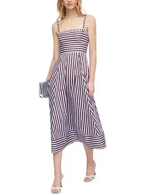 Hill House Home Margot Dress - Firecracker Stripe