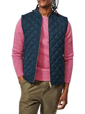 AUBIN Anwick Quilted Gilet Vest - Navy