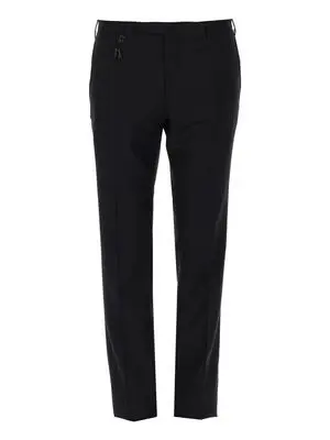 Incotex Wool Trousers - Black