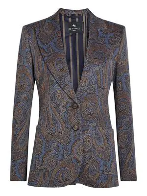 Etro Paisley Jacquard Blazer - Multicoloured