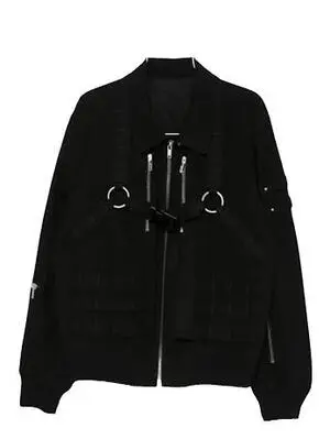 Rick Owens Blixa Cargo Pant Bomber Jacket - Black