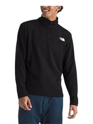 The North Face Cedar Trail Grid Fleece ¼-zip Jacket - Black