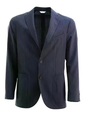Boglioli Pinstriped Single-breasted Suit - Blue