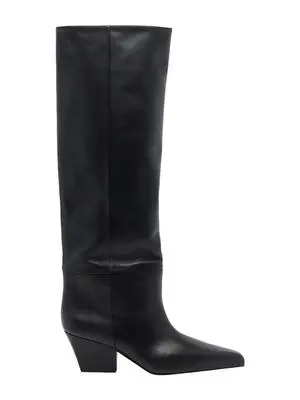 Paris Texas Jane Pointed-toe Boots - Black
