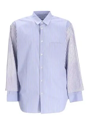 Comme Des Garçons Striped Shirt - Blue