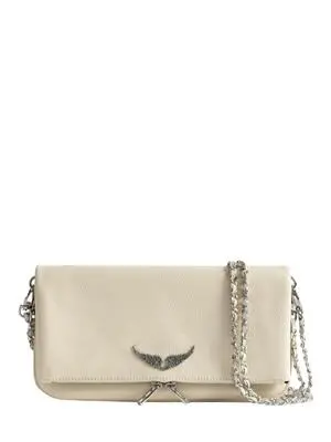 Zadig&Voltaire Rock Logo Plaque Clutch Bag - Flash