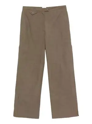 Calvin Klein Gemma Zipped-cuff Trousers - Brown