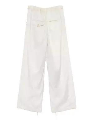 Mihara Yasuhiro Satin Drawstring Trousers - Neutrals