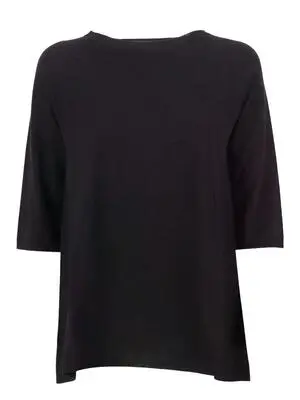 KANGRA Seamless A-line Sweater - Black