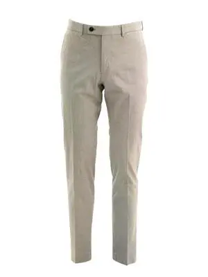 Incotex Tailored Pressed-crease Trousers - Neutrals