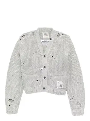 Mihara Yasuhiro Distressed Cardigan - Grey