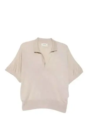 SYSTEM Batwing Sleeve Knitted Top - Neutrals