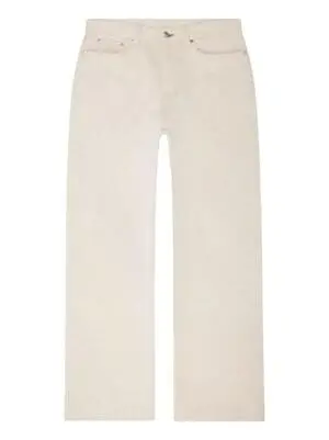 Paul Smith Logo Patch Straight Leg Trousers - Neutrals