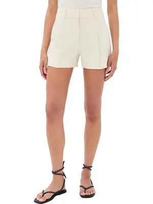 Veronica Beard Craig Shorts - Ecru