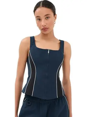 Simkhai Aya Bustier Top - Midnight Multi