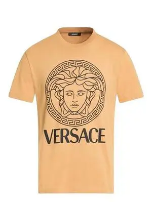 Versace T-shirt Size Cotton - Camel