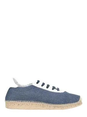 CERRUTI 1881 Low-top Sneakers With Leather Accents - Blue