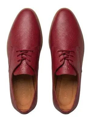 WOMADS Womads Burgundy Full Grain Leather Oxfords
