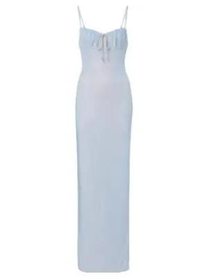 AREA Crystal-embellished Gown - Blue