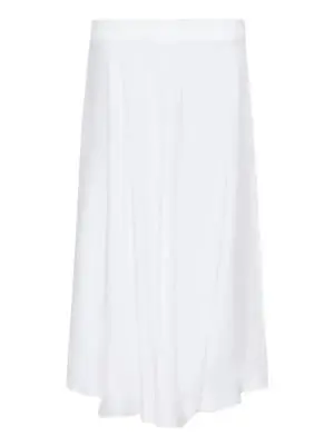Marella Flared Midi Skirt - White