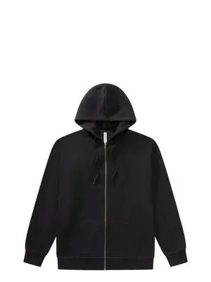 KNOWN SUPPLY Organic Cotton Full Zip Hoodie - Black