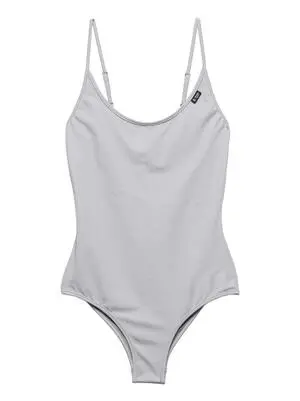Prada Jersey One-piece Swimsuit - Grey