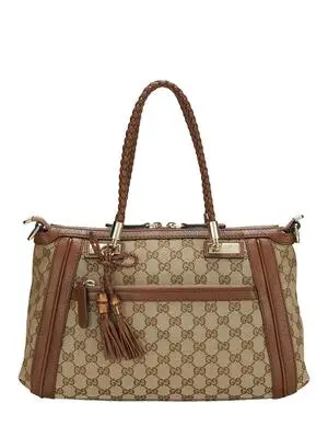 Gucci Original Gg Bella Zip Tote - Brown