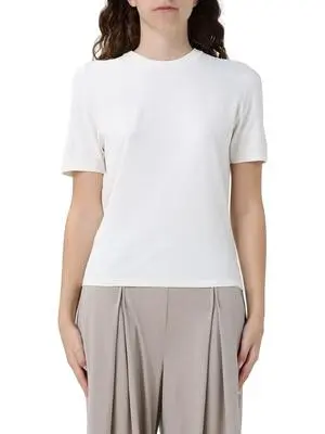 ROBERTO COLLINA Short Sleeve Top - Beige