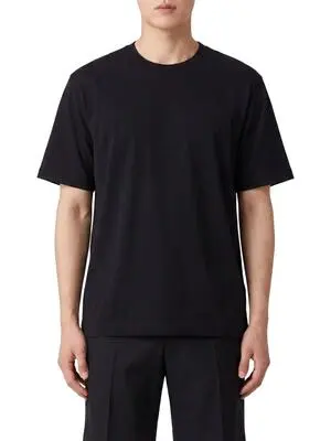 Dolce & Gabbana Cotton Short-sleeved T-shirt With Crew Neck - Black