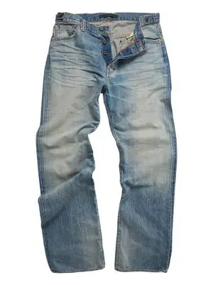 Mastercraft Union Showa Relaxed Natsuhikari Light Jeans - Blue