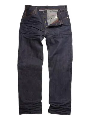 Mastercraft Union Showa Relaxed Nama Raw Jeans - Tan