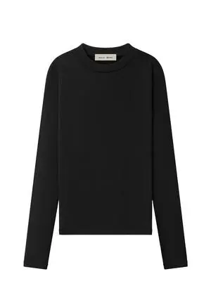 Fear Of God Rib Fitted Long Sleeve Tee - Black