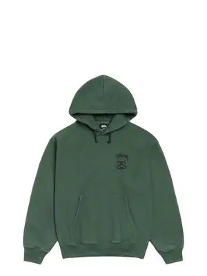 StÜssy Stock Link Pigment Dyed Hoodie - Green