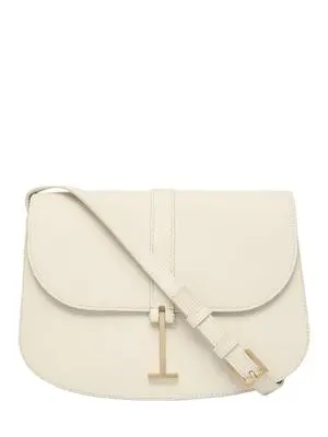 TOM FORD Large Leather Cross-body Bag - Grey